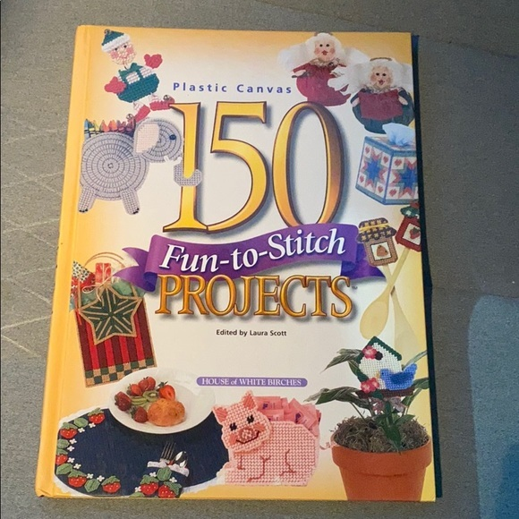 House of White Birches | Office | 5 Funtostitch Projects Plastic Canvas ...